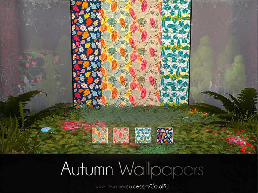 The Sims Resource - Autumn Wallpapers
