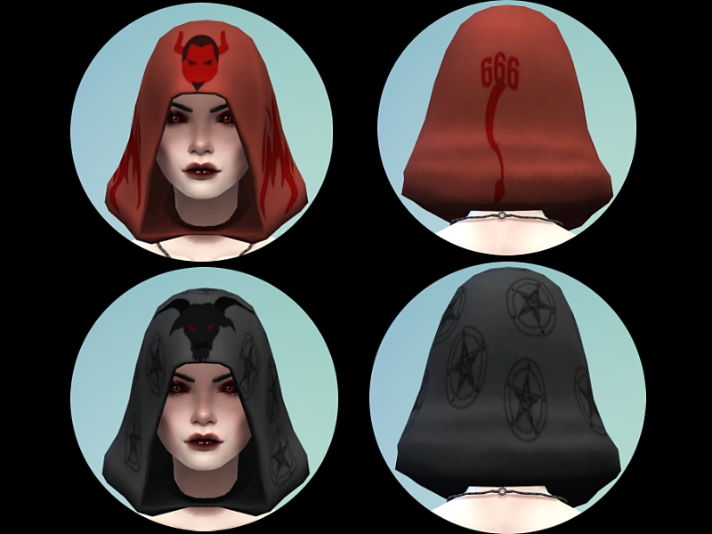 The Sims Resource | devil hood