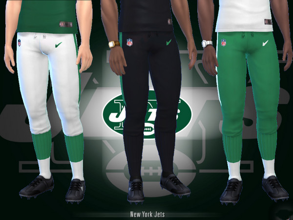 The Sims Resource | New York Jets uniform pants (fitness needed)