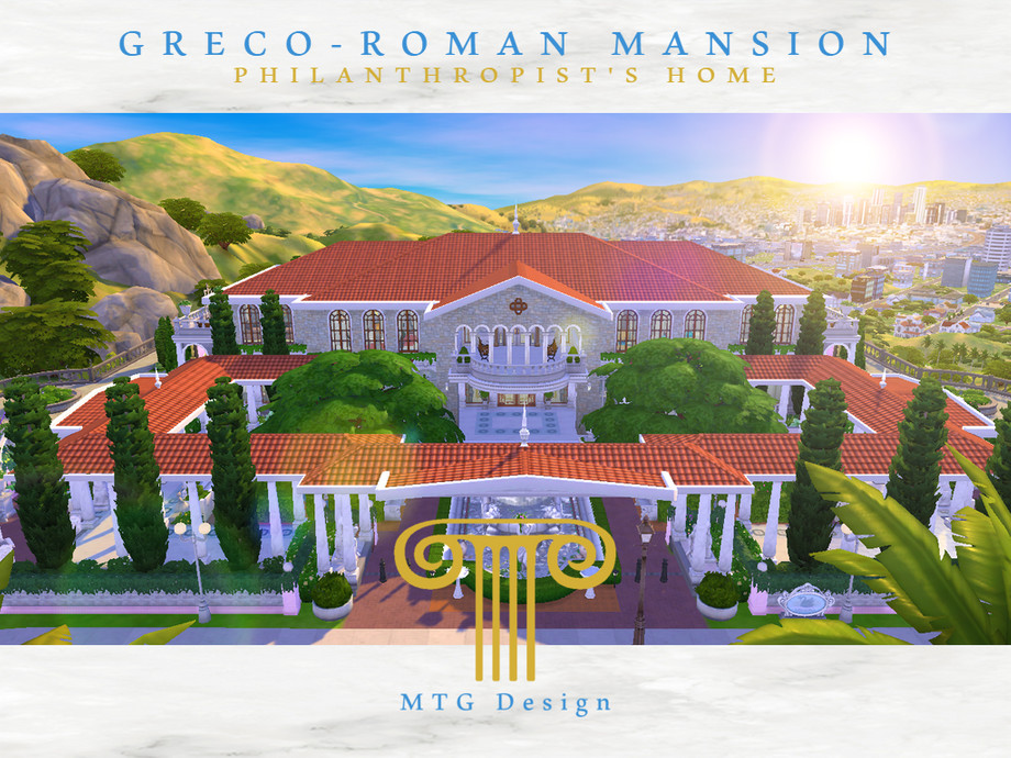 The Sims Resource | Greco-Roman Mansion