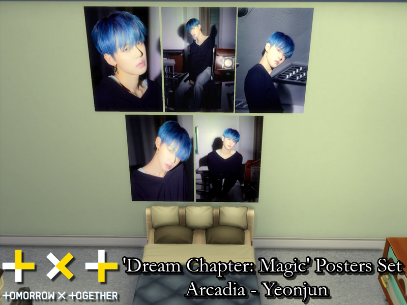 The Sims Resource | TXT 'Dream Chapter: Magic' Set 2 (Arcadia - Yeonjun)
