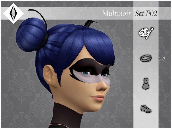The Sims Resource - Alya Cesaire - Set010 - Hair - EA