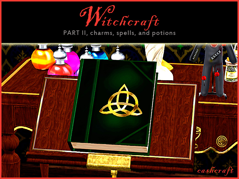 The Sims Resource | Witchcraft Magic Book of Shadows