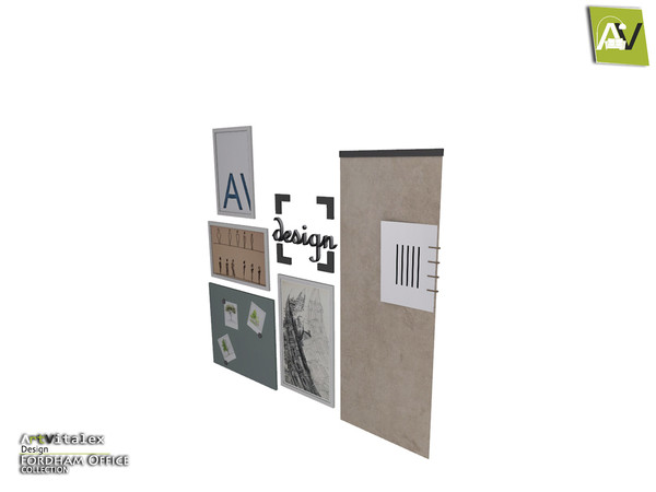 The Sims Resource | Fordham Pictures And Photo Magnet