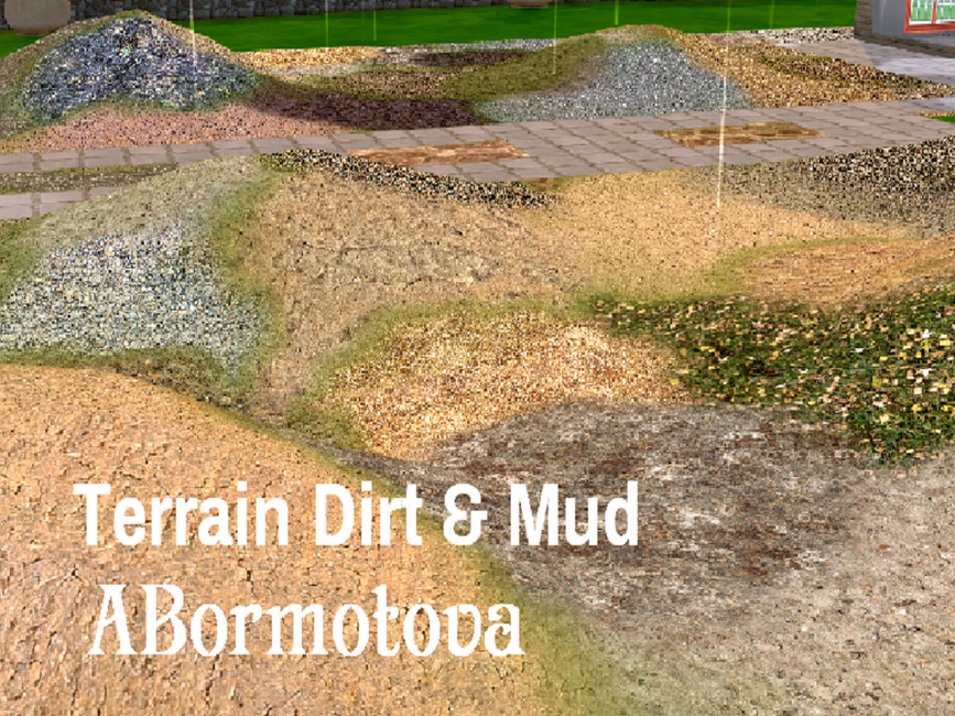 The Sims Resource - Terrain Set Dirt & Mud