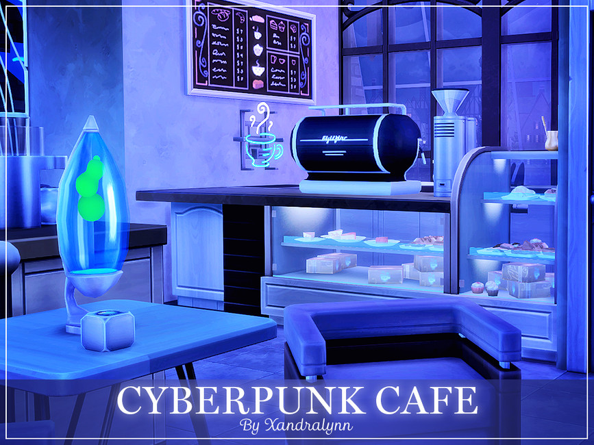 The Sims Resource - Cyberpunk Cafe