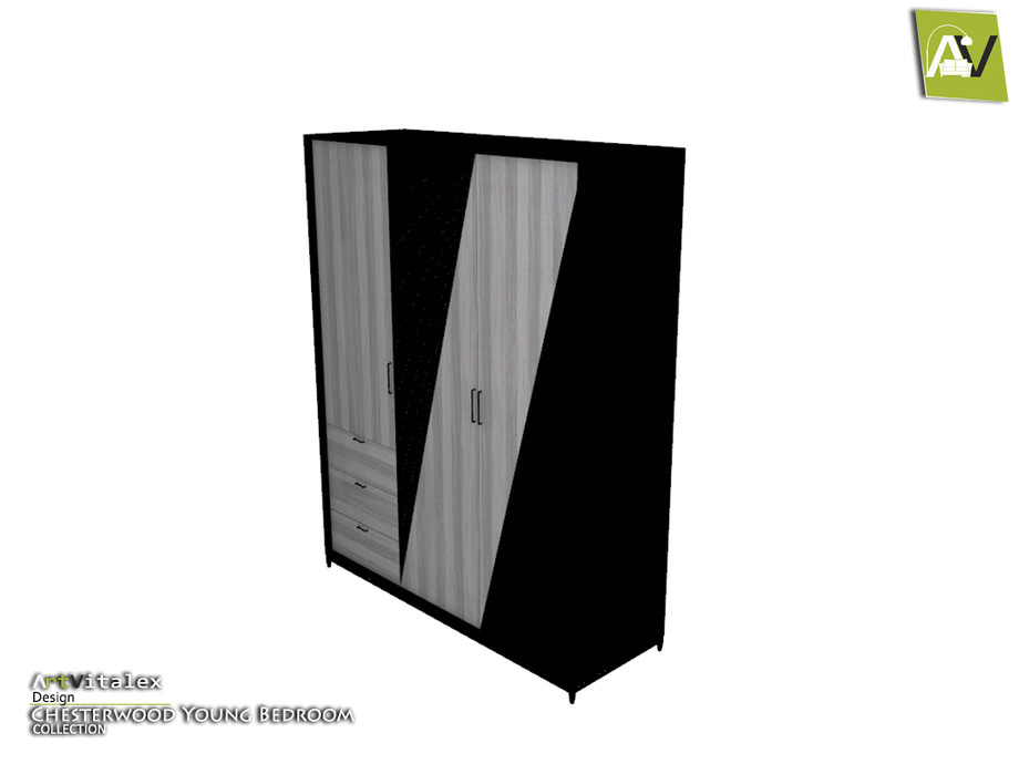 The Sims Resource | Chesterwood Wardrobe