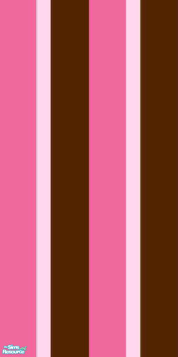 The Sims Resource - Pink and Brown Stripes2 Wallpaper