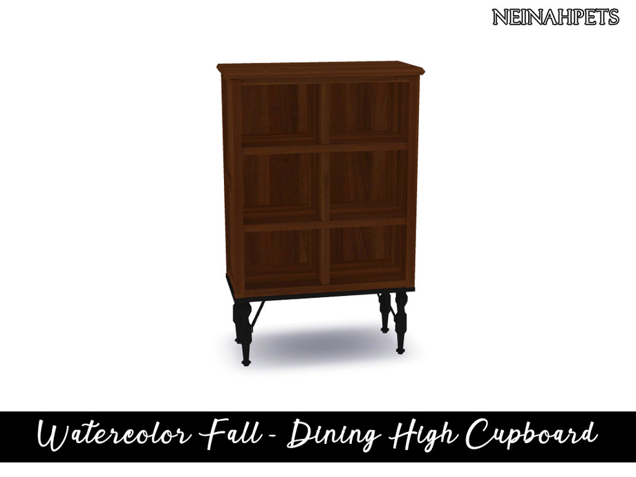 The Sims Resource | Watercolor Fall Dining - High Cupboard
