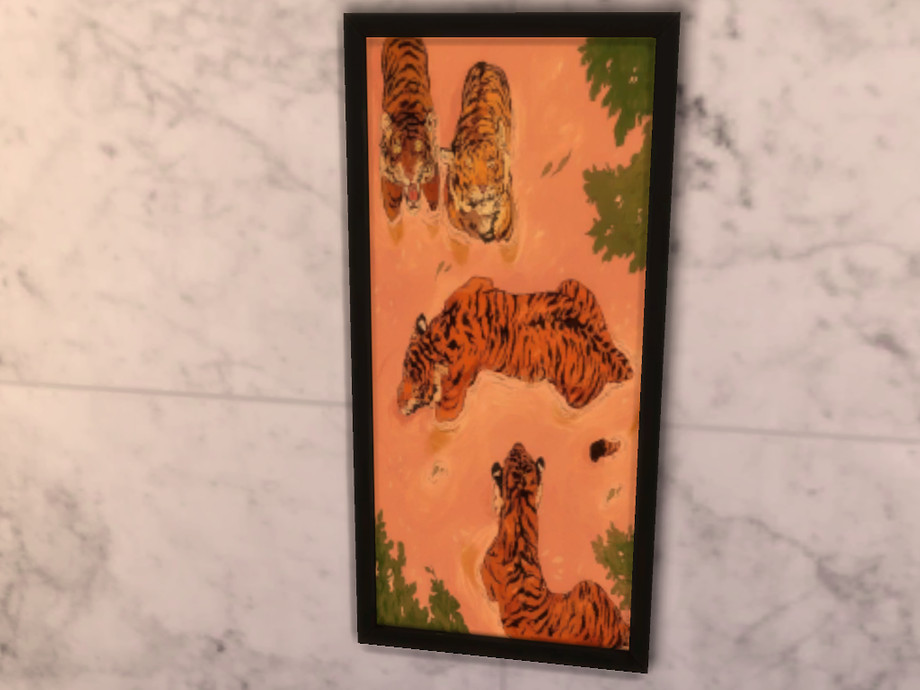 The Sims Resource | Tiger Print-REQUIRES CITY LIVING