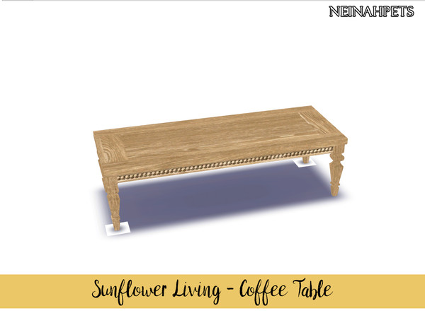 The Sims Resource | Sunflower Living - Coffee Table