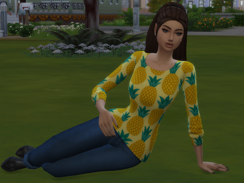 The Sims Resource | Pineapple Sweater