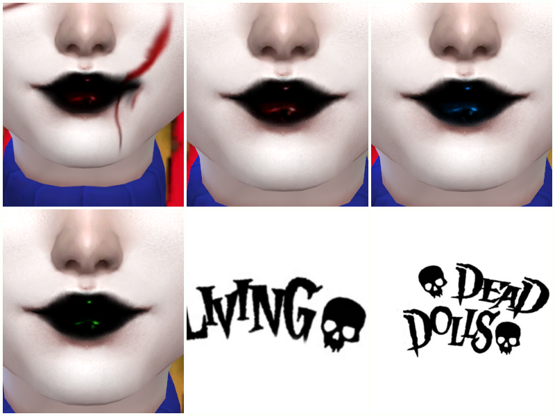 The Sims Resource | House of 1000 Corpses lipstick