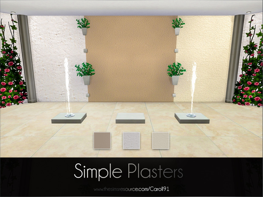 The Sims Resource - Simple Plasters