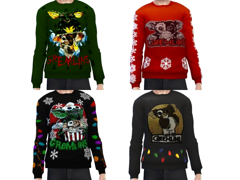 The Sims Resource | gremlins male sweater