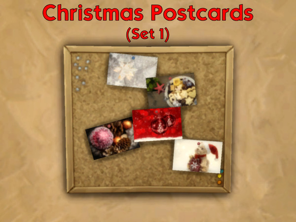 The Sims Resource | Christmas Postcards (Set 1)