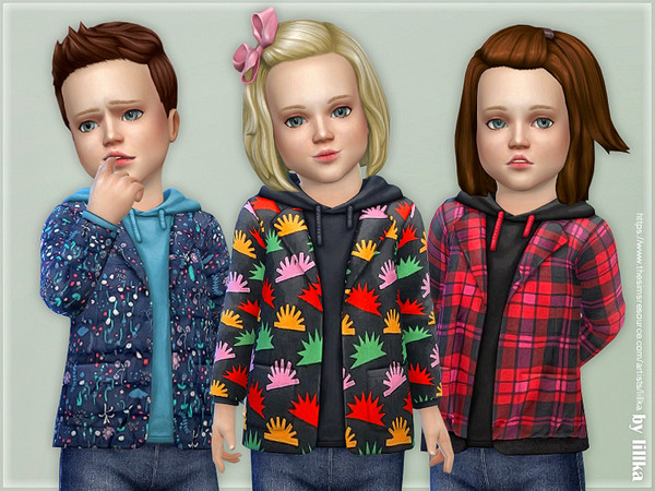 The Sims Resource | Printed Toddler Jacket 02 [NEEDS GET FAMOUS]