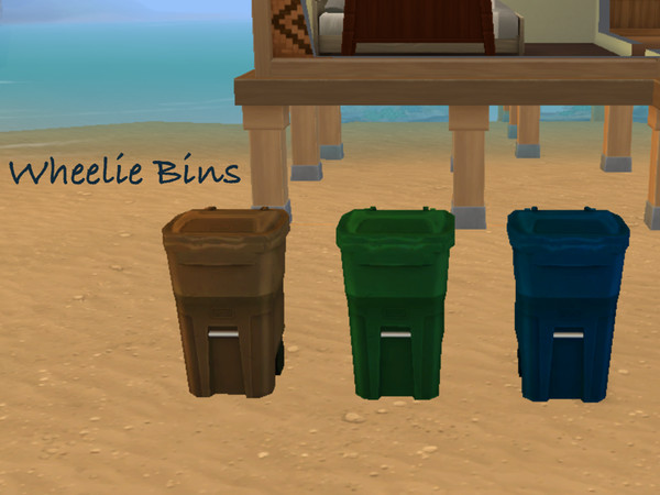The Sims Resource | Wheelie Bins