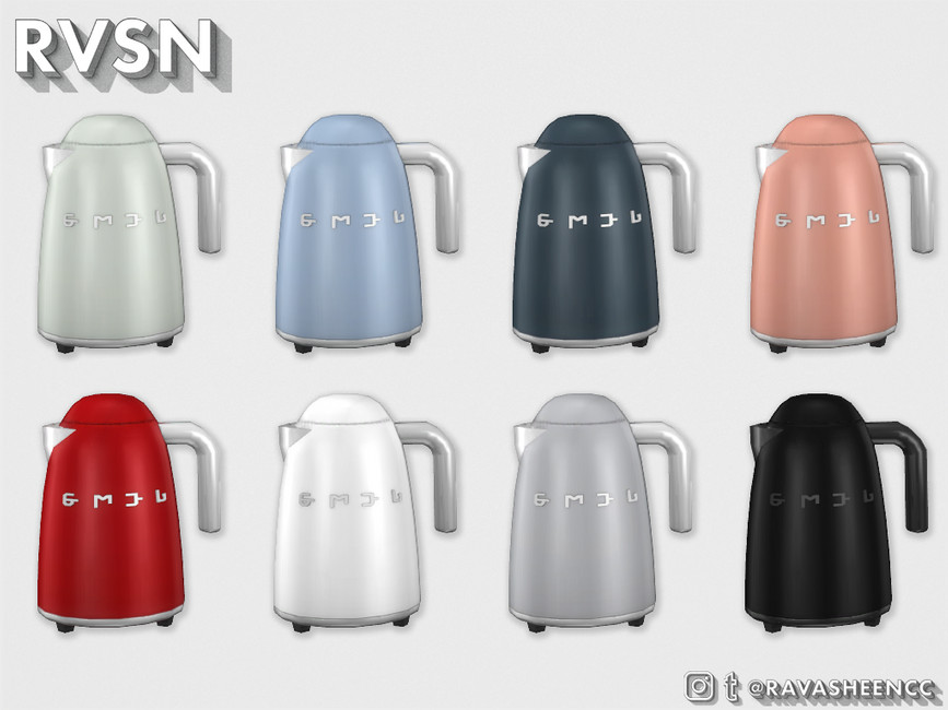 The Sims Resource - SMEGlish Tall Tea Kettle