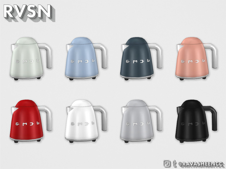 The Sims Resource - SMEGlish Short Tea Kettle