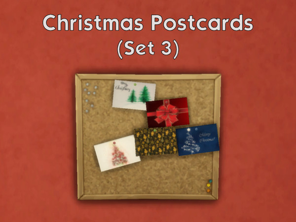 The Sims Resource | Christmas Postcards (Set 3)