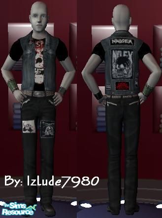 The Sims Resource | Full Punk