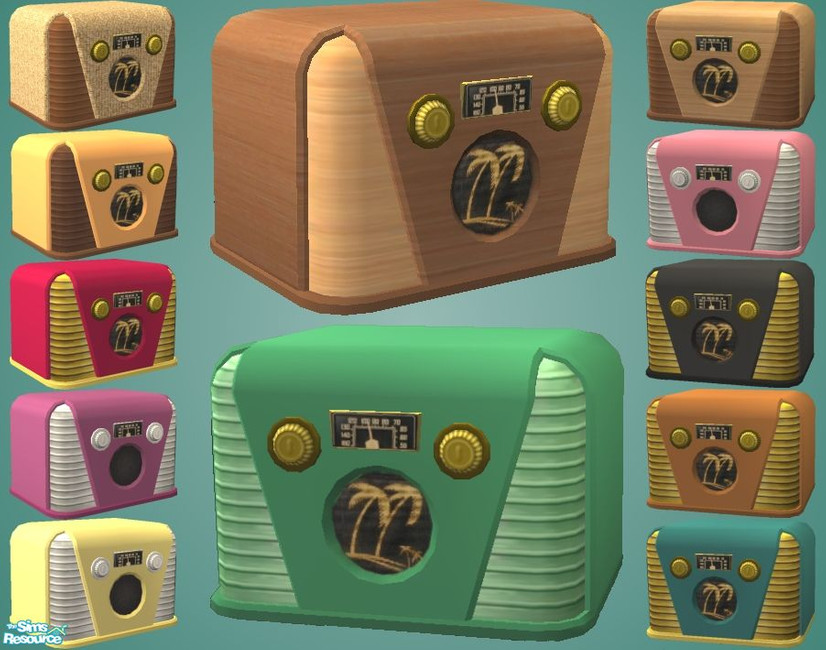 The Sims Resource - Retro Radio
