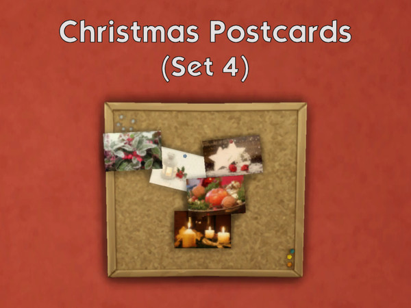 The Sims Resource | Christmas Postcards (Set 4)