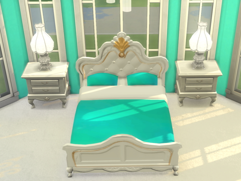 The Sims Resource | Princess Bed Pastels