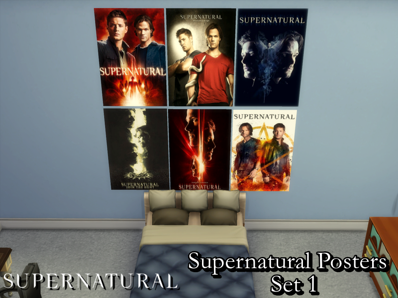 The Sims Resource | Supernatural Posters Set 1