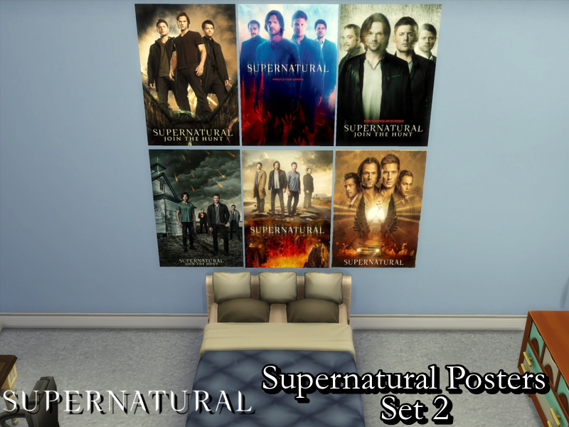 The Sims Resource | Supernatural Posters Set 2