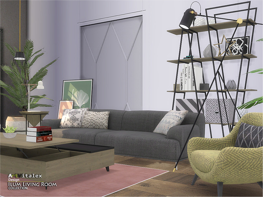 The Sims Resource - Ilum Living Room