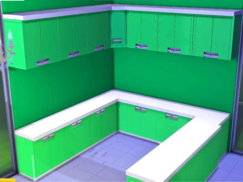 The Sims Resource | Colourful Kitchen Counter Part 1