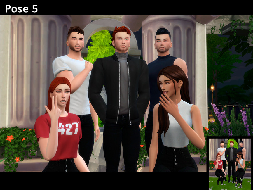 The Sims Resource - FUN - Group pose pack
