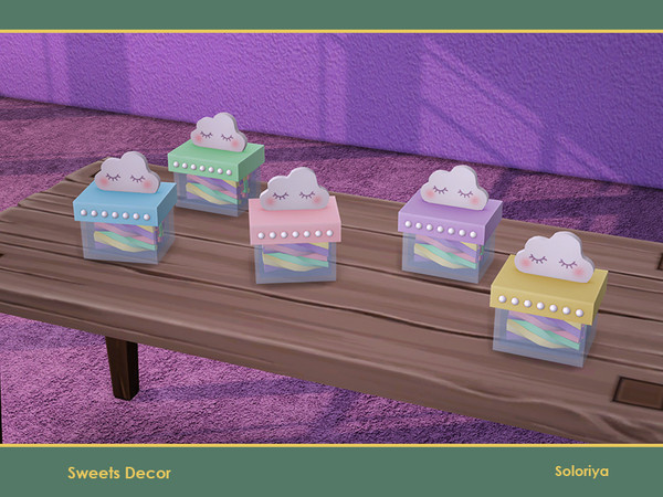The Sims Resource | Sweets Decor. Box with a Cloud