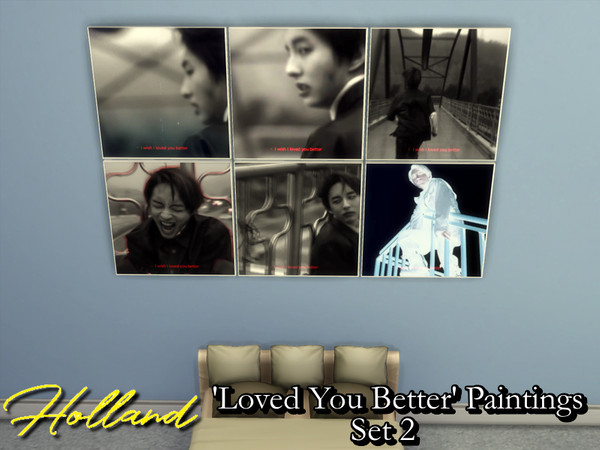 The Sims Resource | Holland Loved You Better Paintings Set 2