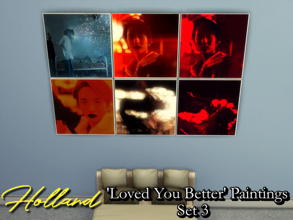 The Sims Resource | Holland Loved You Better Paintings Set 3