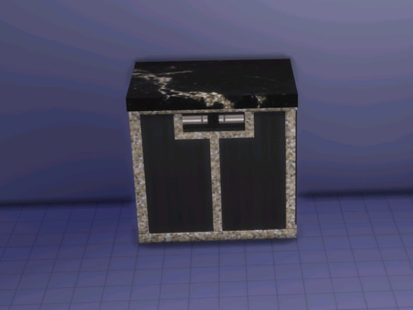 The Sims Resource - Glass Tiled Kitchen Counter Island