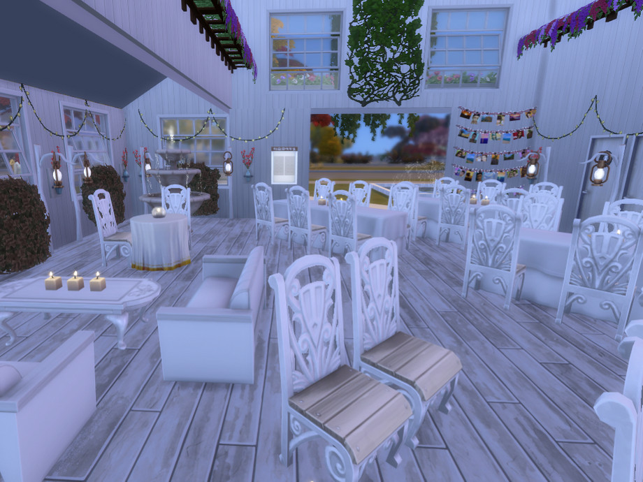 The Sims Resource | Rustic Barn Wedding Venue