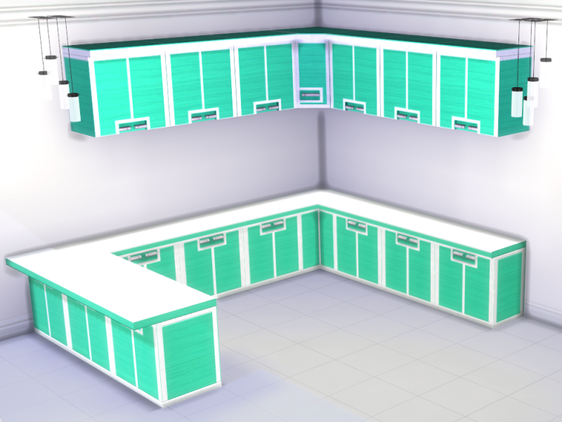 The Sims Resource | The Vivid Kitchen Set