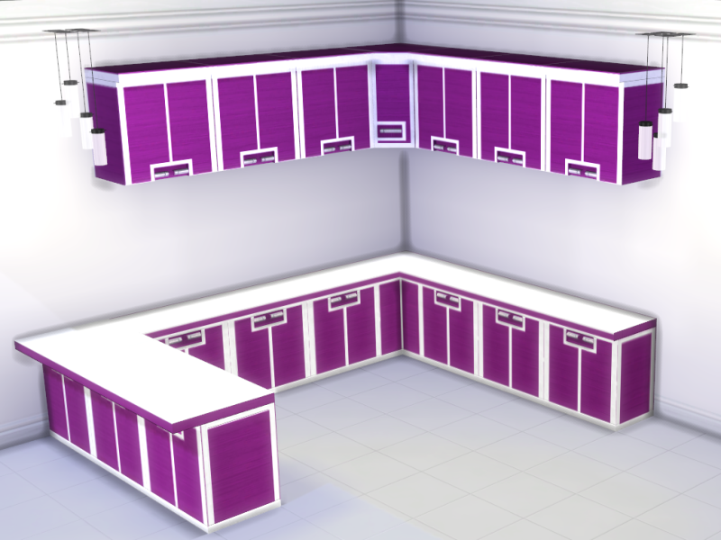 The Sims Resource | The Vivid Kitchen Set