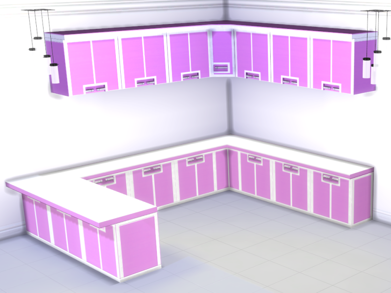 The Sims Resource | The Vivid Kitchen Set