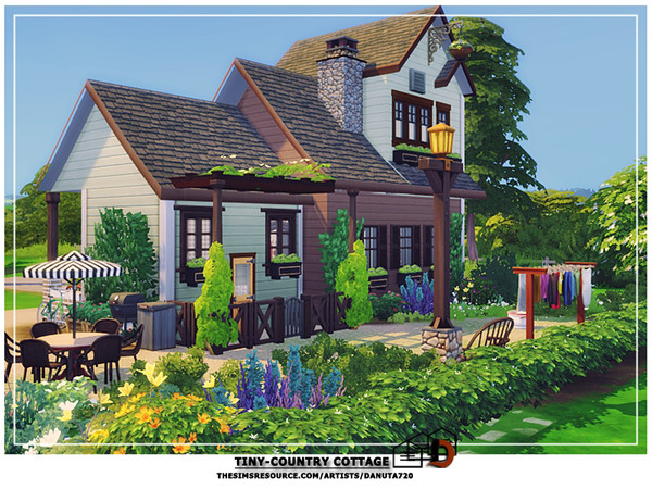 The Sims Resource | Tiny-Country cottage