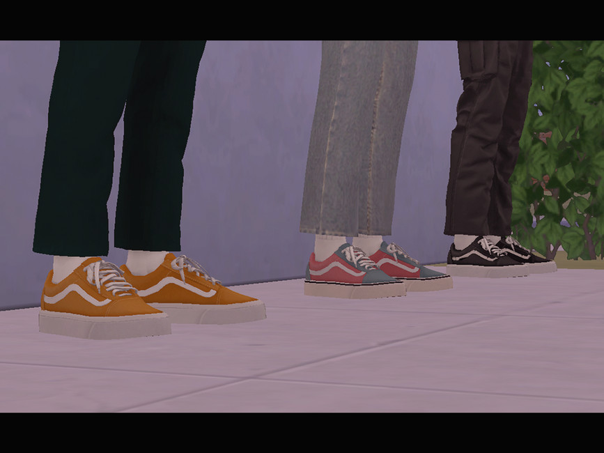The Sims Resource - Vans Old Skools By Wock - Mesh needed