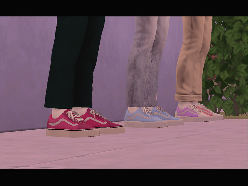The Sims Resource - Vans Old Skools By Wock - Mesh needed