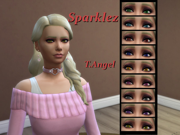 The Sims Resource | Sparkly Eyes - Colorful Sparklez