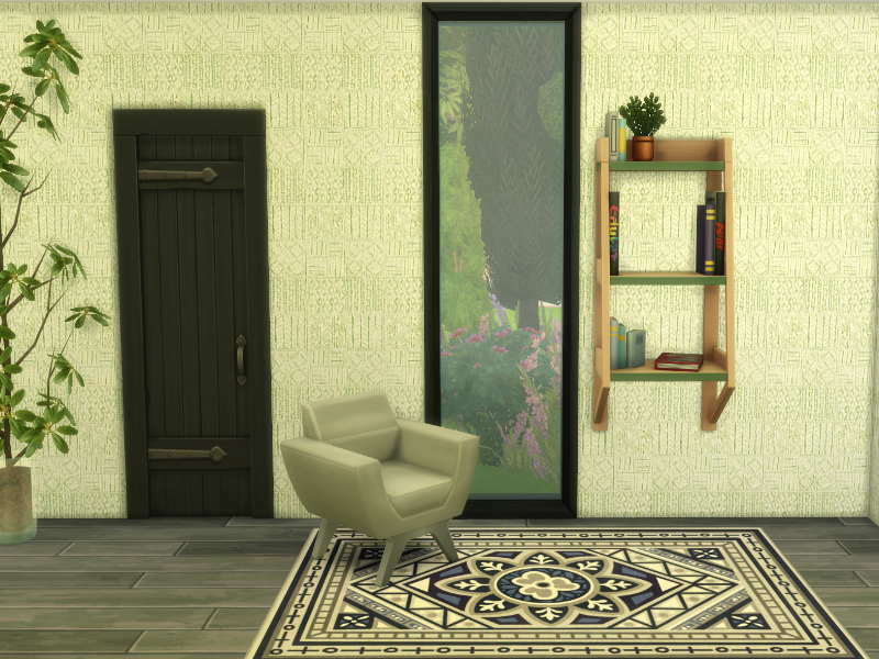 The Sims Resource | Green Wallpaper Collection