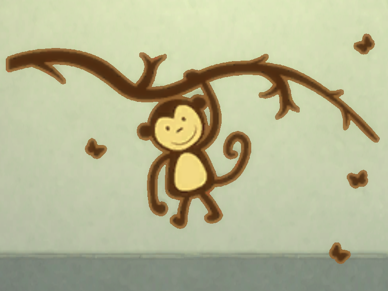 The Sims Resource | Monkey Decal 1