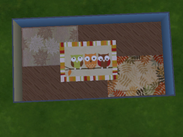 The Sims Resource | Falling Leaves Area Rug