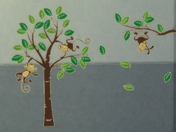 The Sims Resource - Monkey Decal 3